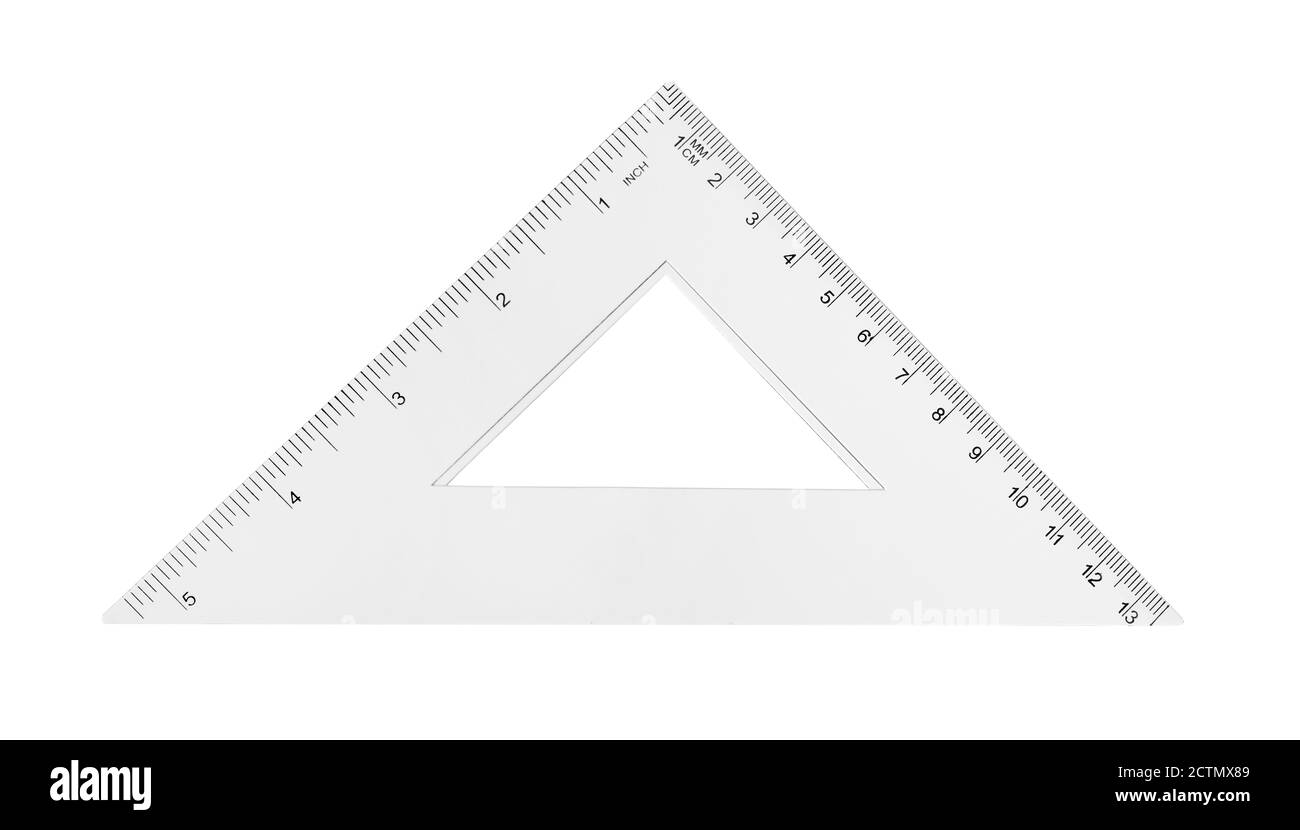 Transparent scale ruler Black and White Stock Photos & Images - Alamy