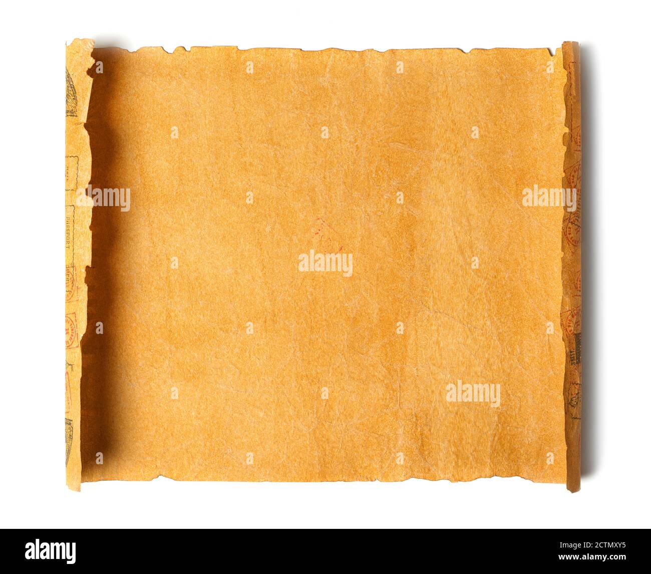 Old papyrus isolated Stock Photo - Alamy