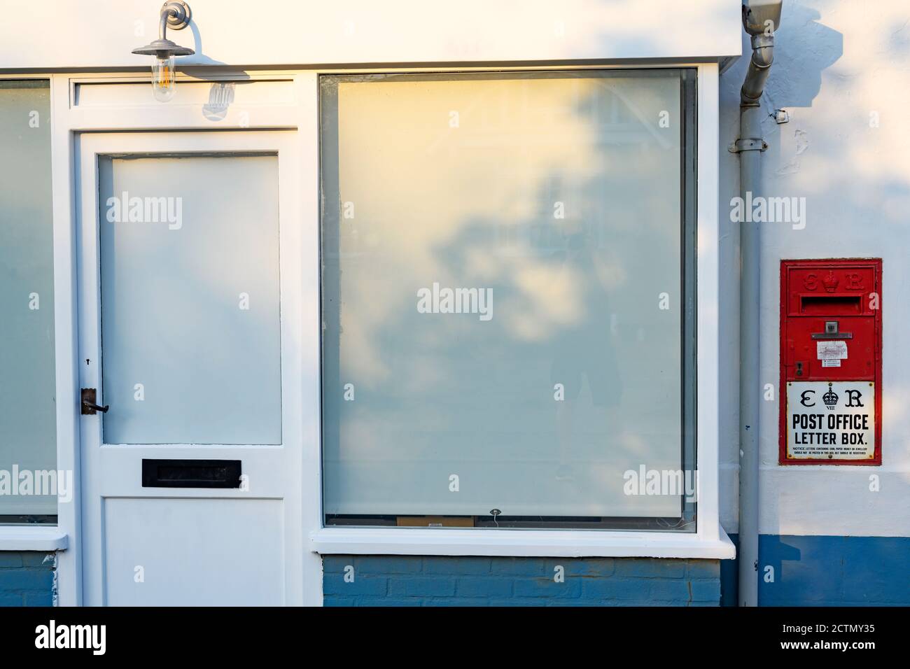 Edward VIII wall mounted postbox Bawdsey Suffolk England Stock Photo ...