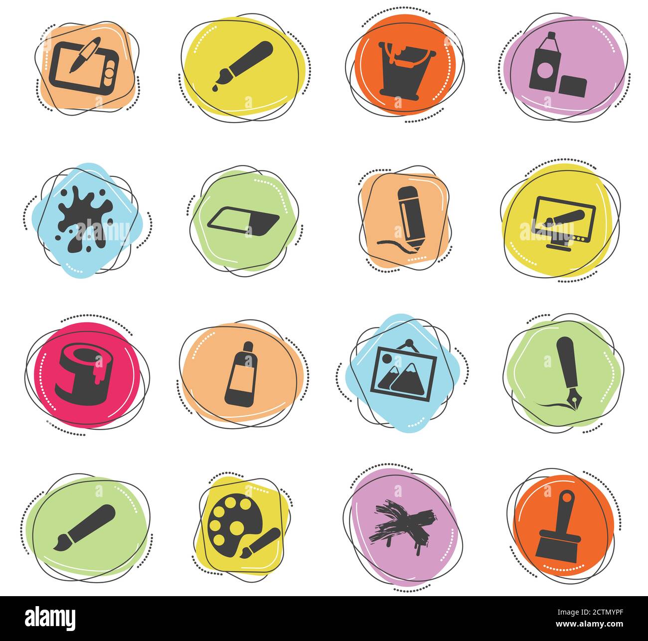 art icon set Stock Vector Image & Art - Alamy