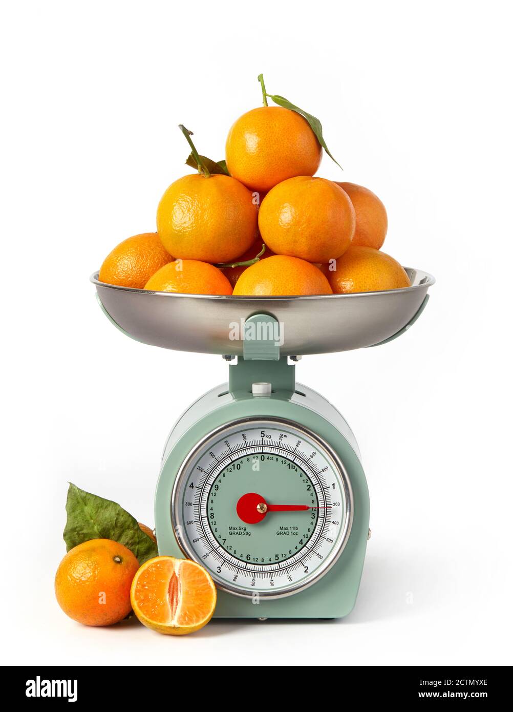 Tangerines isolated on white Stock Photo - Alamy