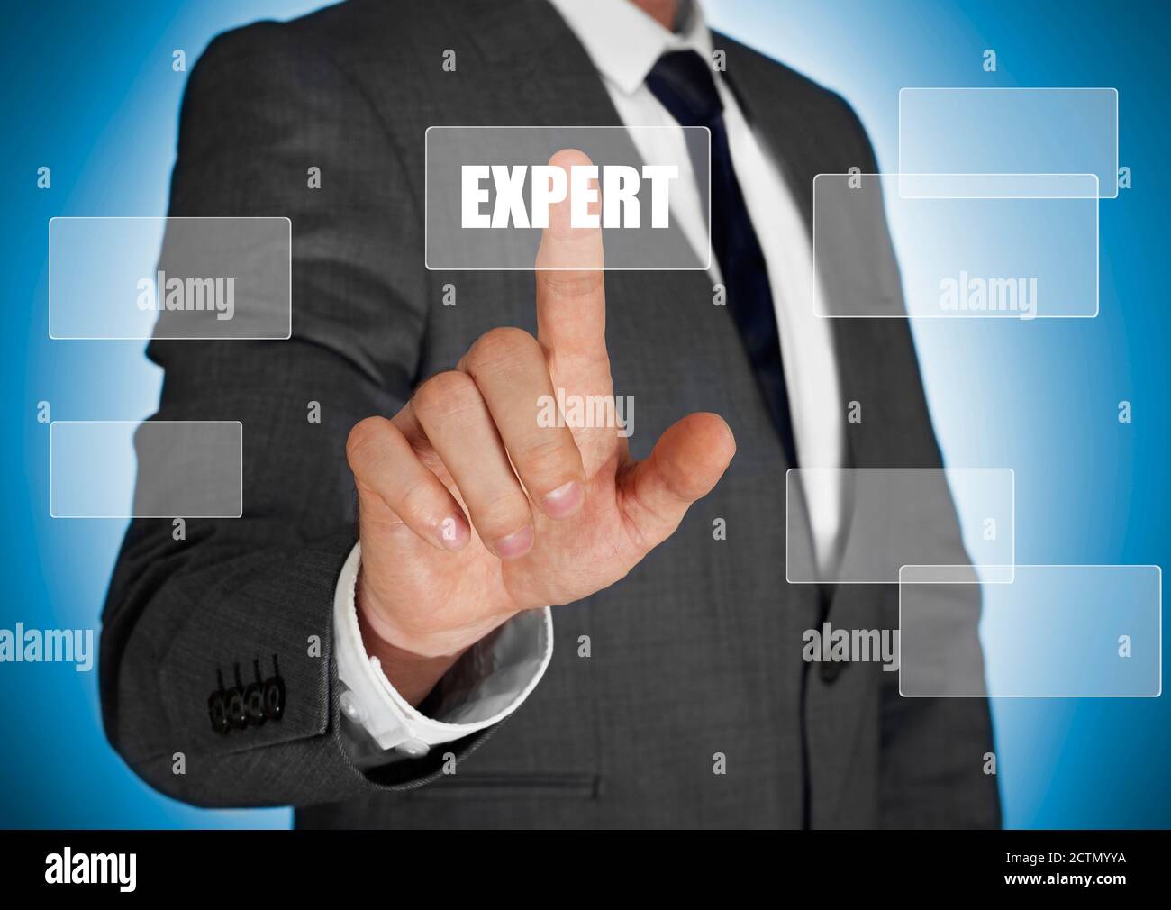 Hand pushing contact us button hi-res stock photography and images - Alamy