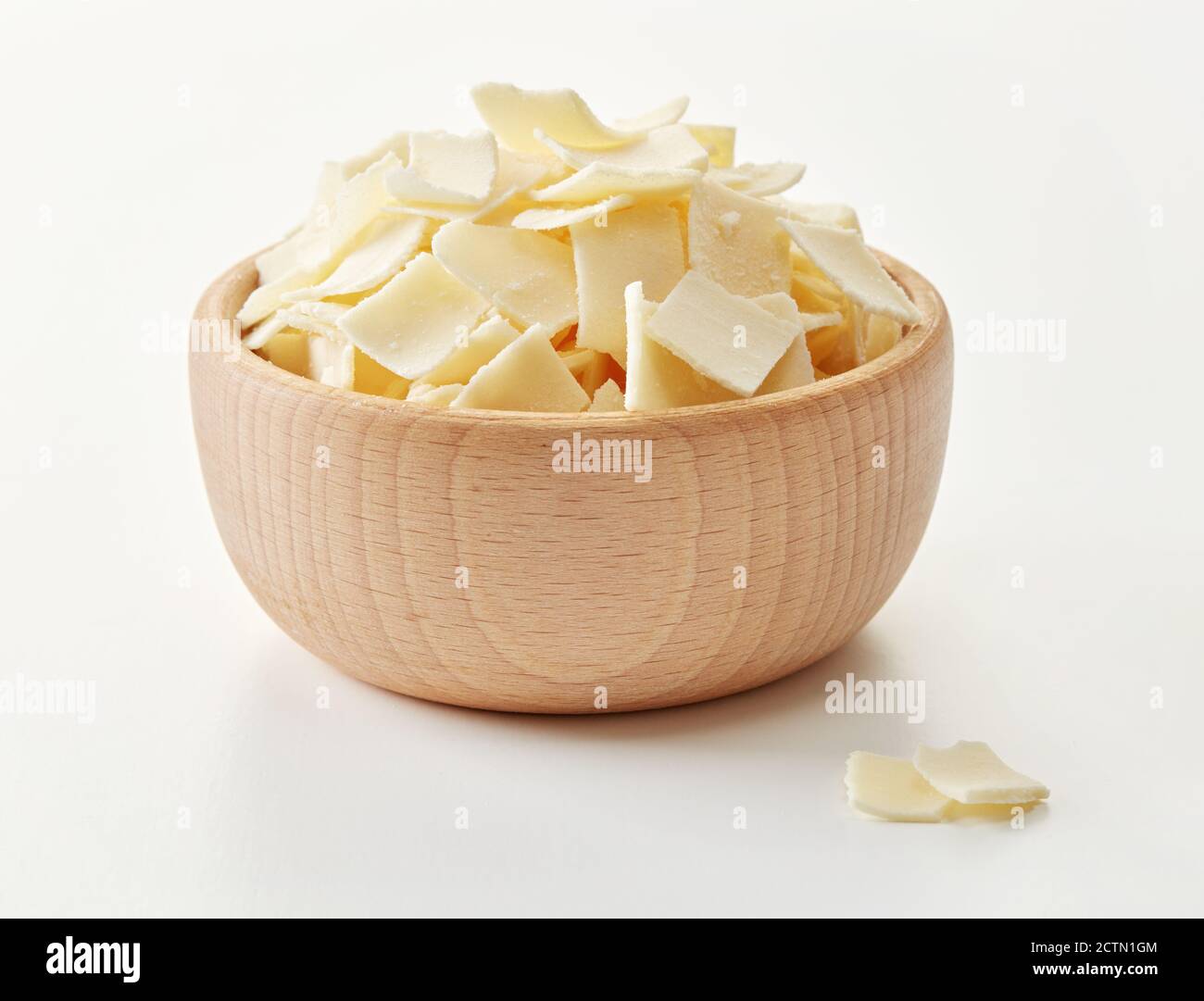 Wooden bowl of parmesan cheese flakes Stock Photo - Alamy