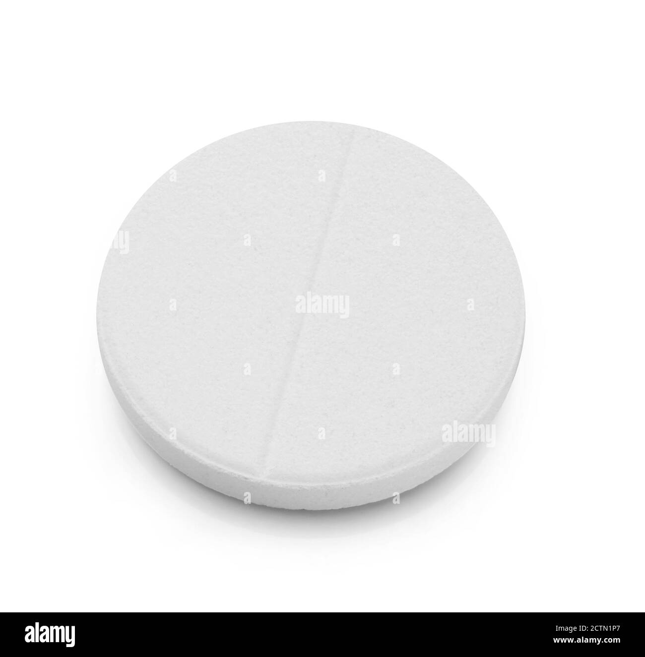 Pill on white background Stock Photo - Alamy