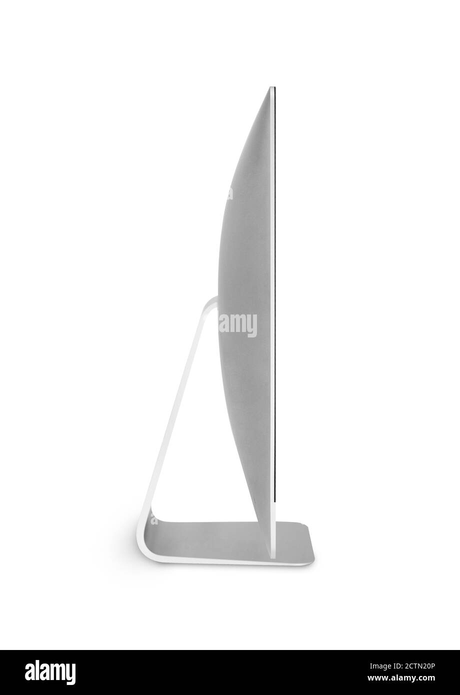 Computer monitor, side view, isolated on white Stock Photo - Alamy