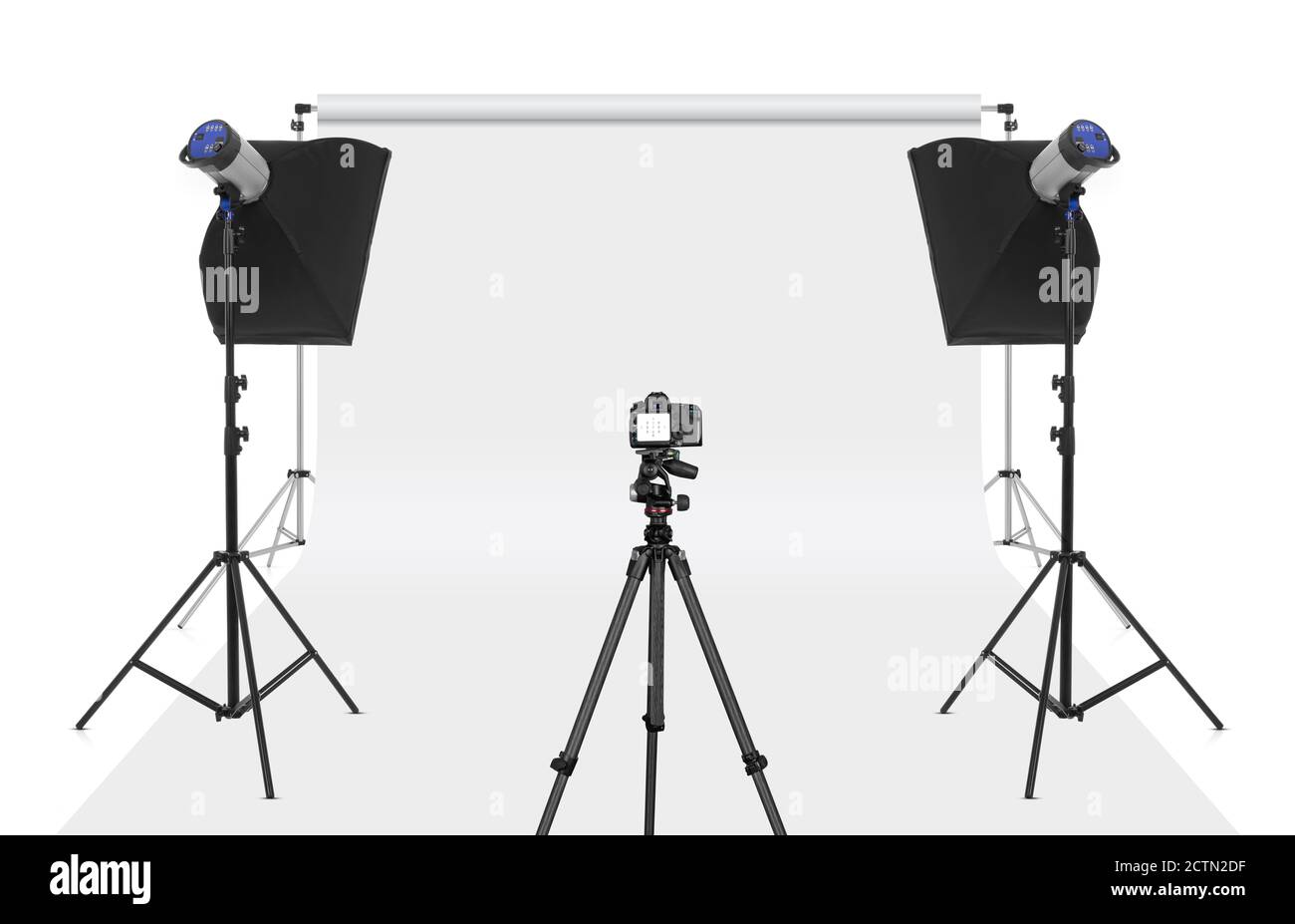 Photo studio set-up isolated Stock Photo - Alamy
