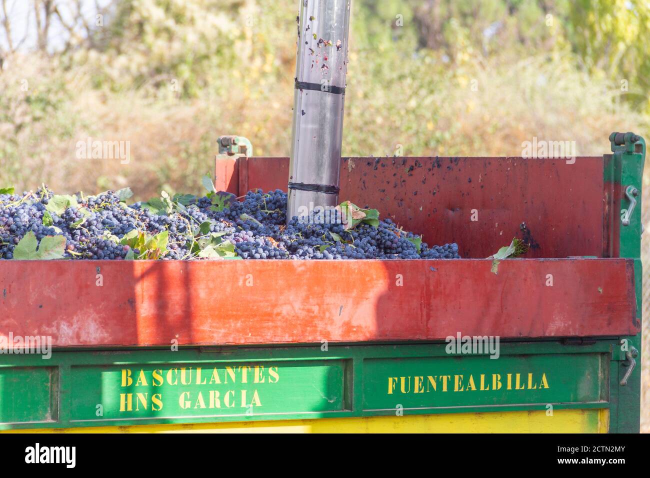 Automatic sampler for trucks extracts grapes from the vintage to ...