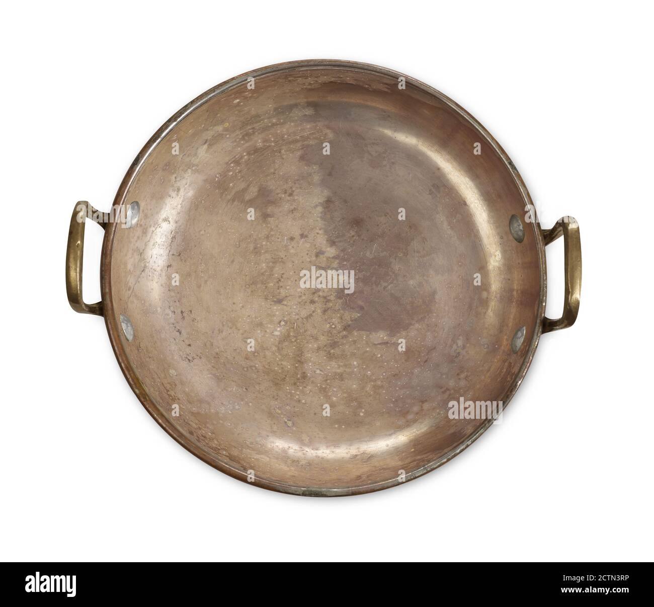 Old cooking pan isolated on white Stock Photo - Alamy