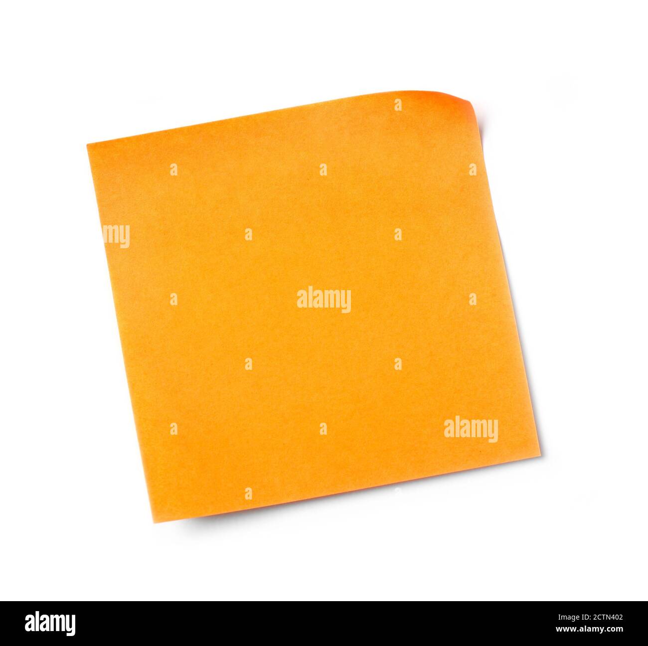 Adhesive note on white background Stock Photo - Alamy
