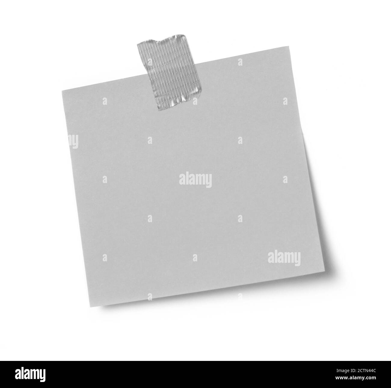 Adhesive note on white background Stock Photo - Alamy