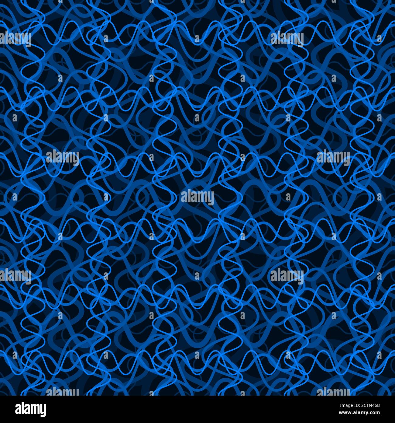 Dark blue wavy dynamic pattern. Navy background. Cover design template ...