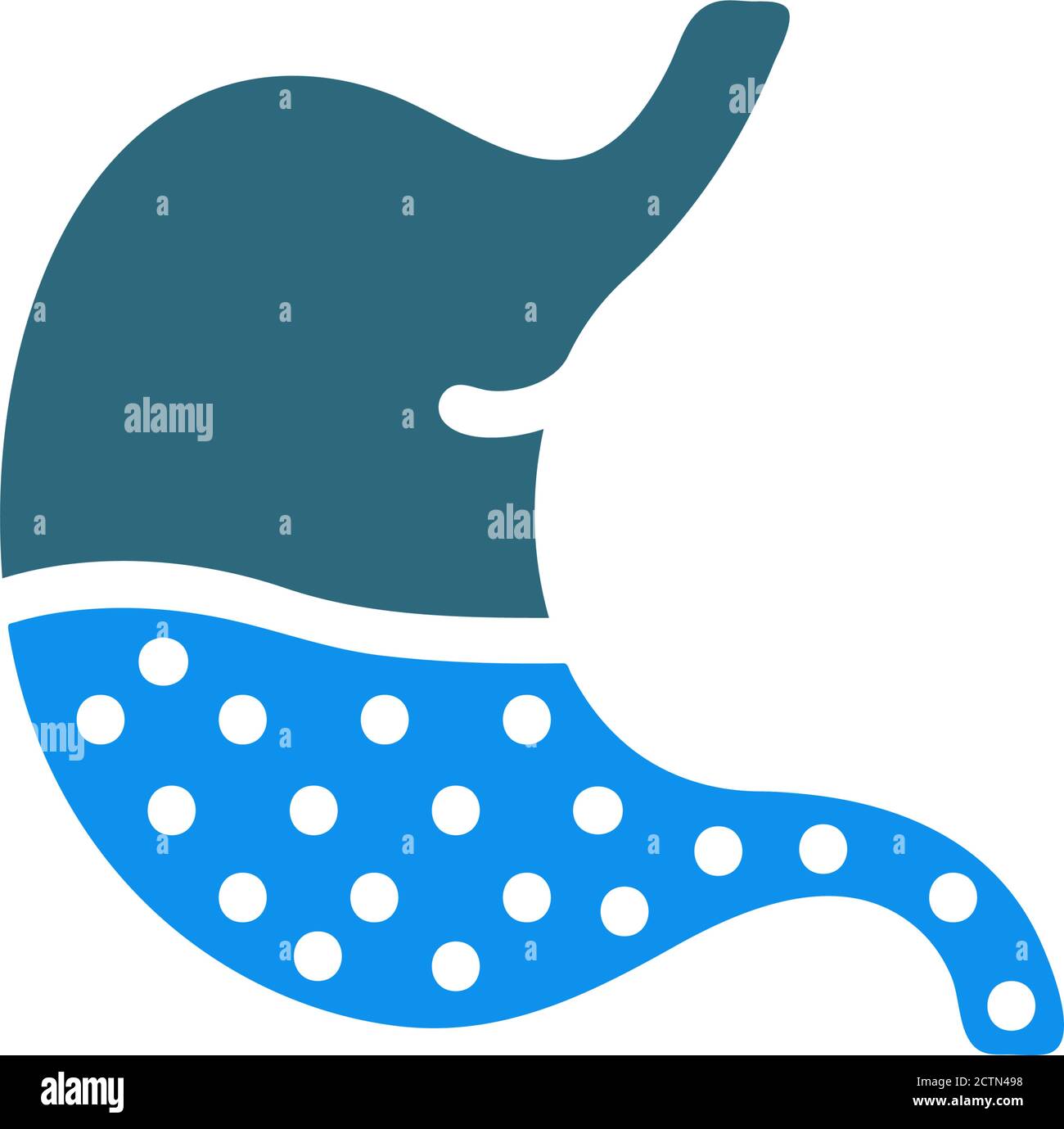 Stomach fire excessive acidity indigestion colored icon ...