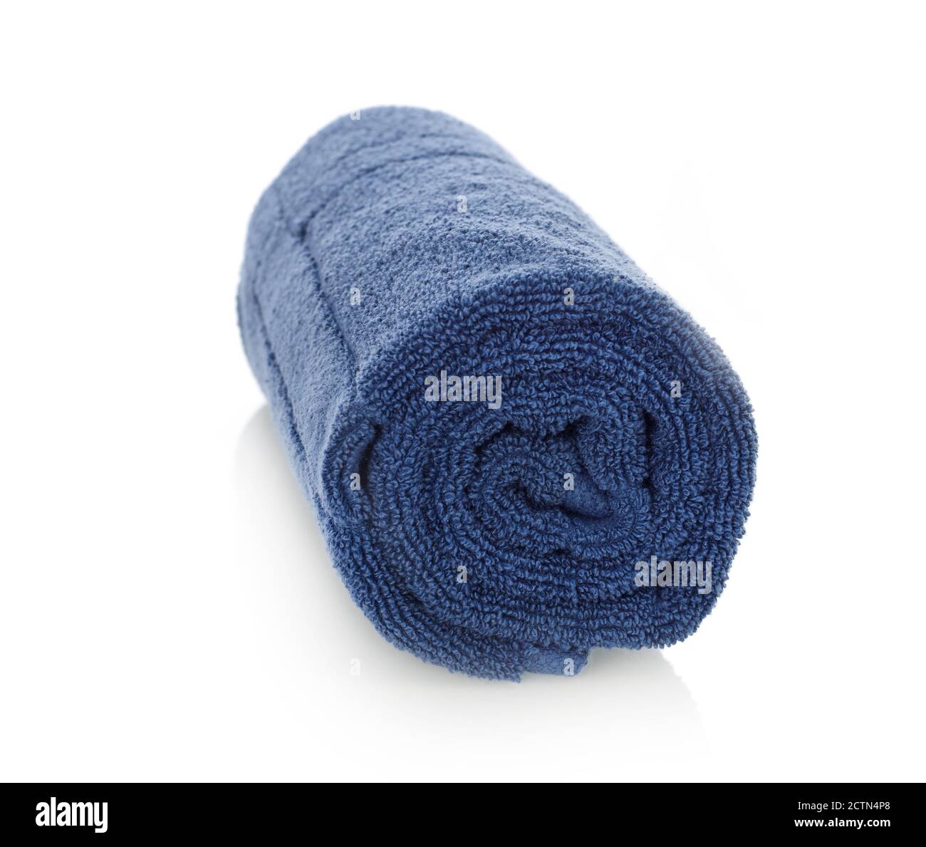 Clean towel isolated on white Stock Photo - Alamy