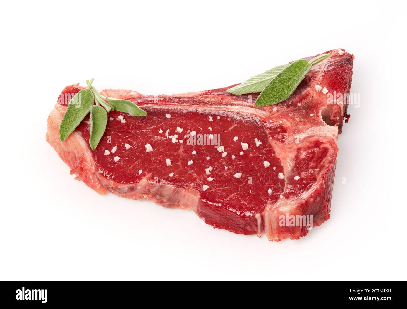 Raw beef steak isolated Stock Photo - Alamy