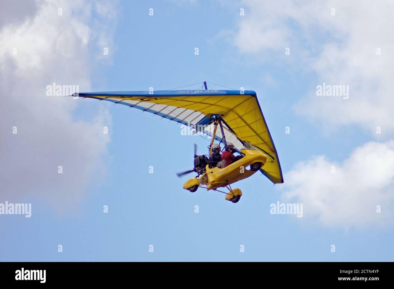 A Microlight (or Ultralight) aircraft, spotted at Egletons Aerodrome in ...