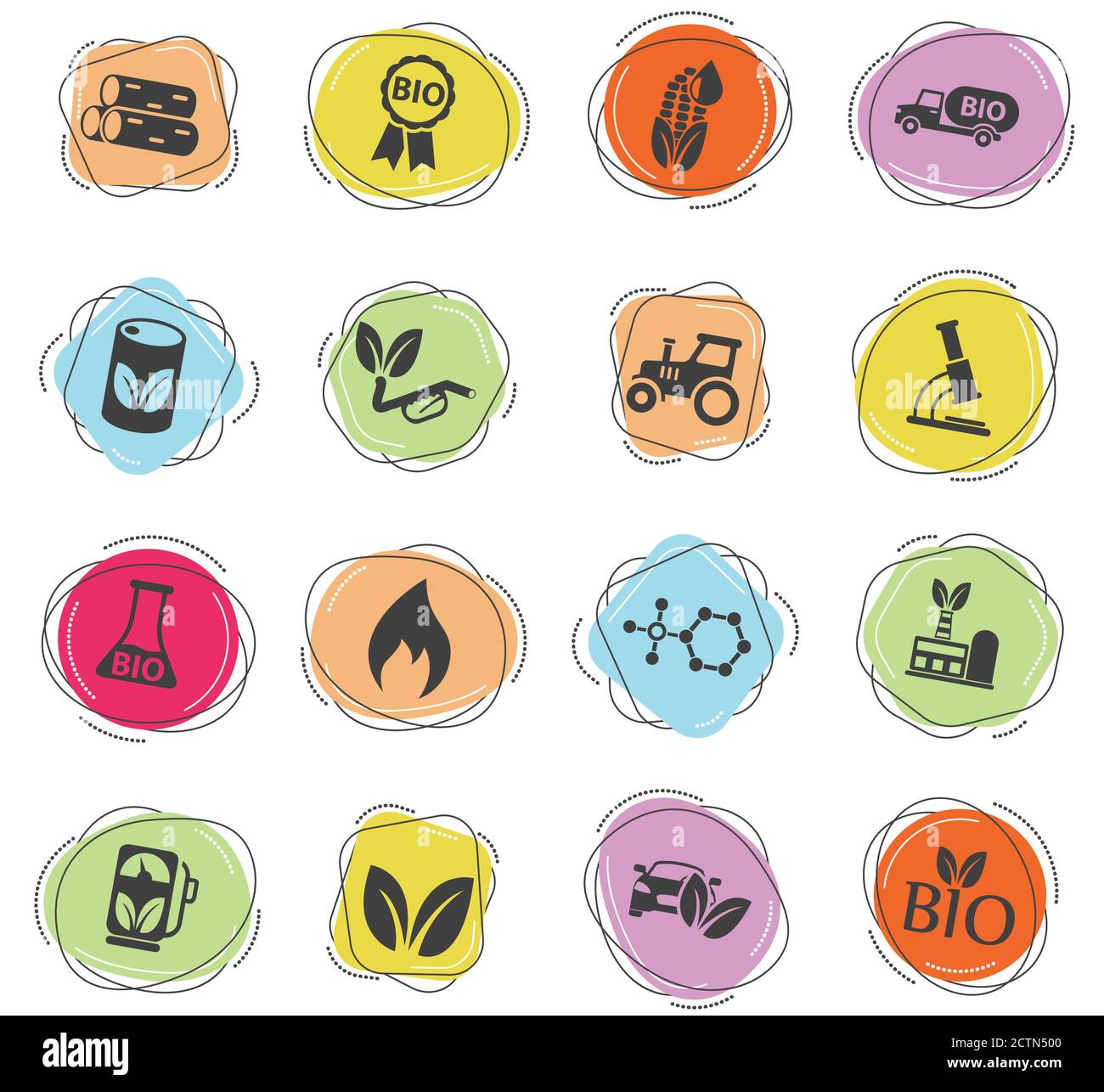 bio fuel icon set Stock Vector Image & Art - Alamy