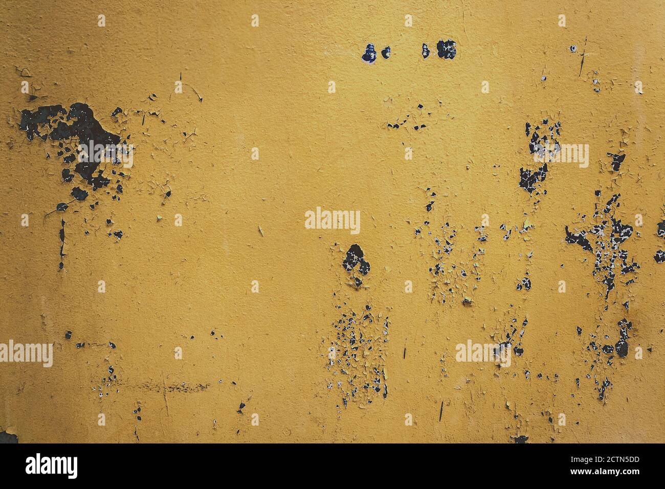 Rusty colored metal texture with cracked paint, grunge background Stock ...