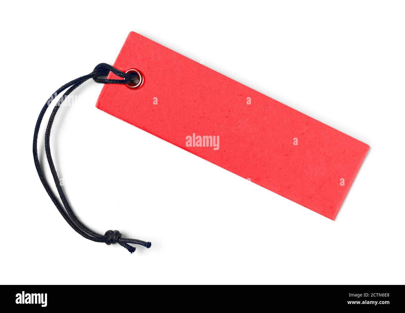 Red price tag isolated Stock Photo - Alamy