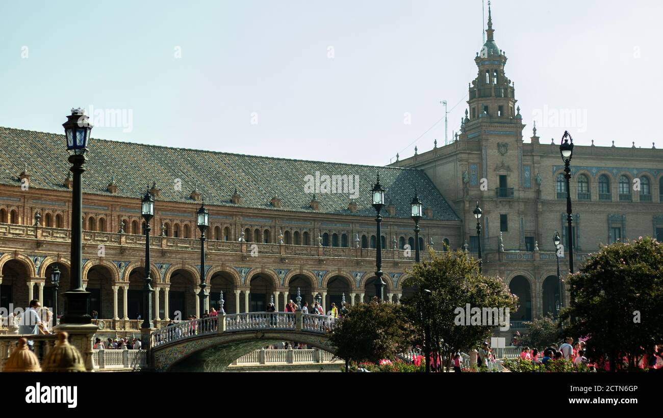 beautiful building in the centre of sevilla Stock Photo - Alamy