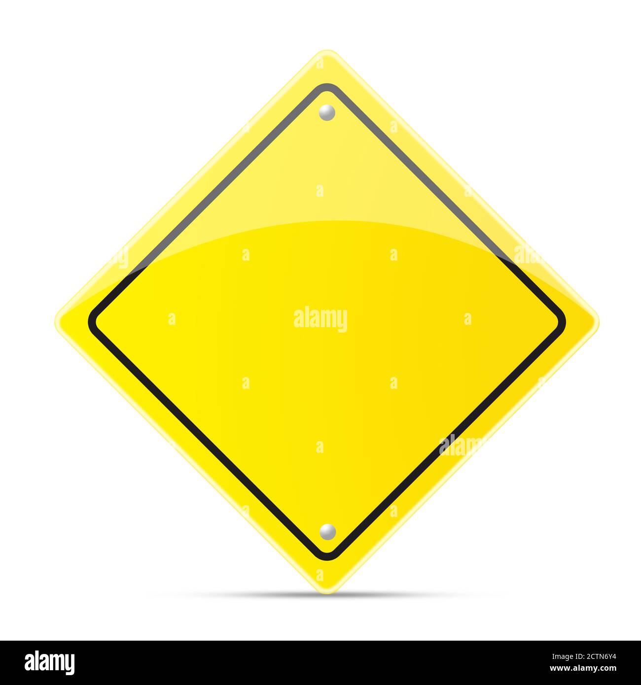 Safety road sign Stock Photo - Alamy