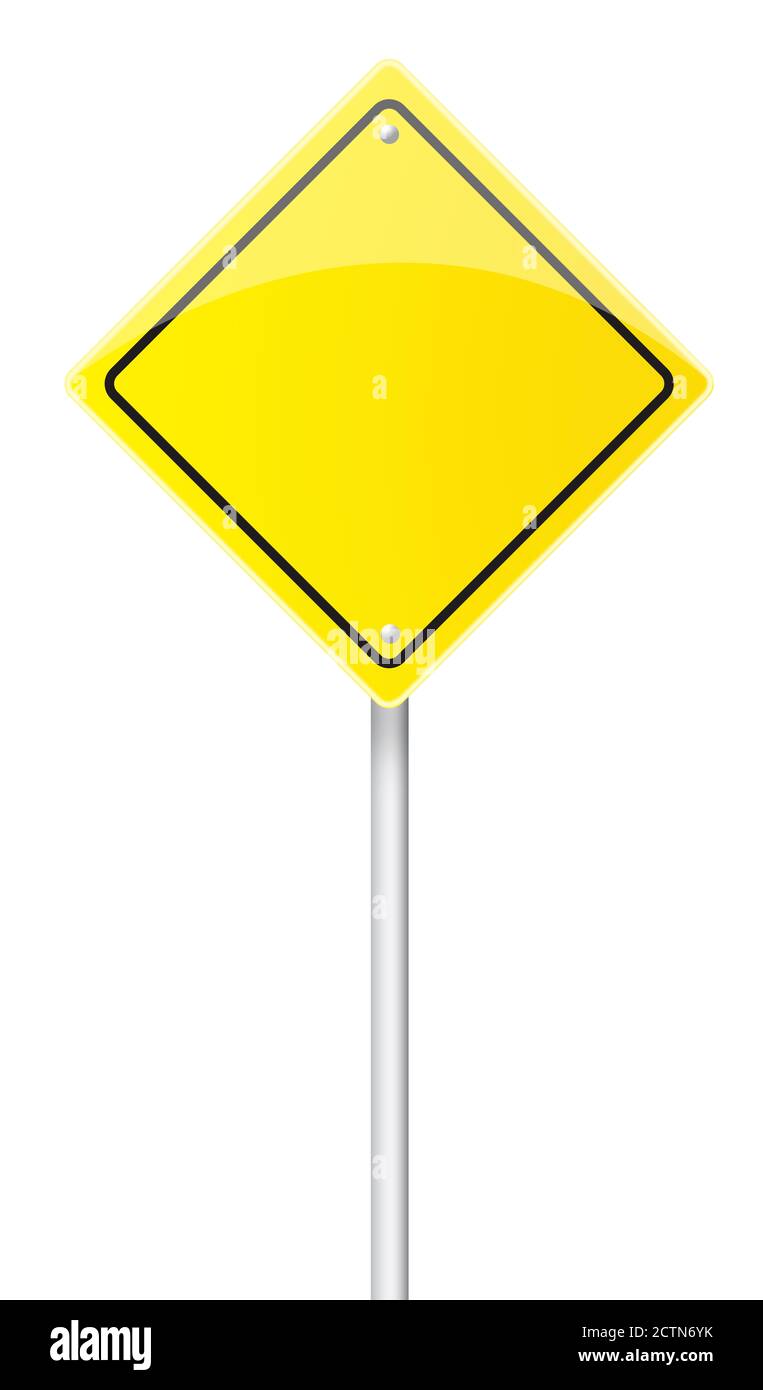Safety road sign Stock Photo - Alamy