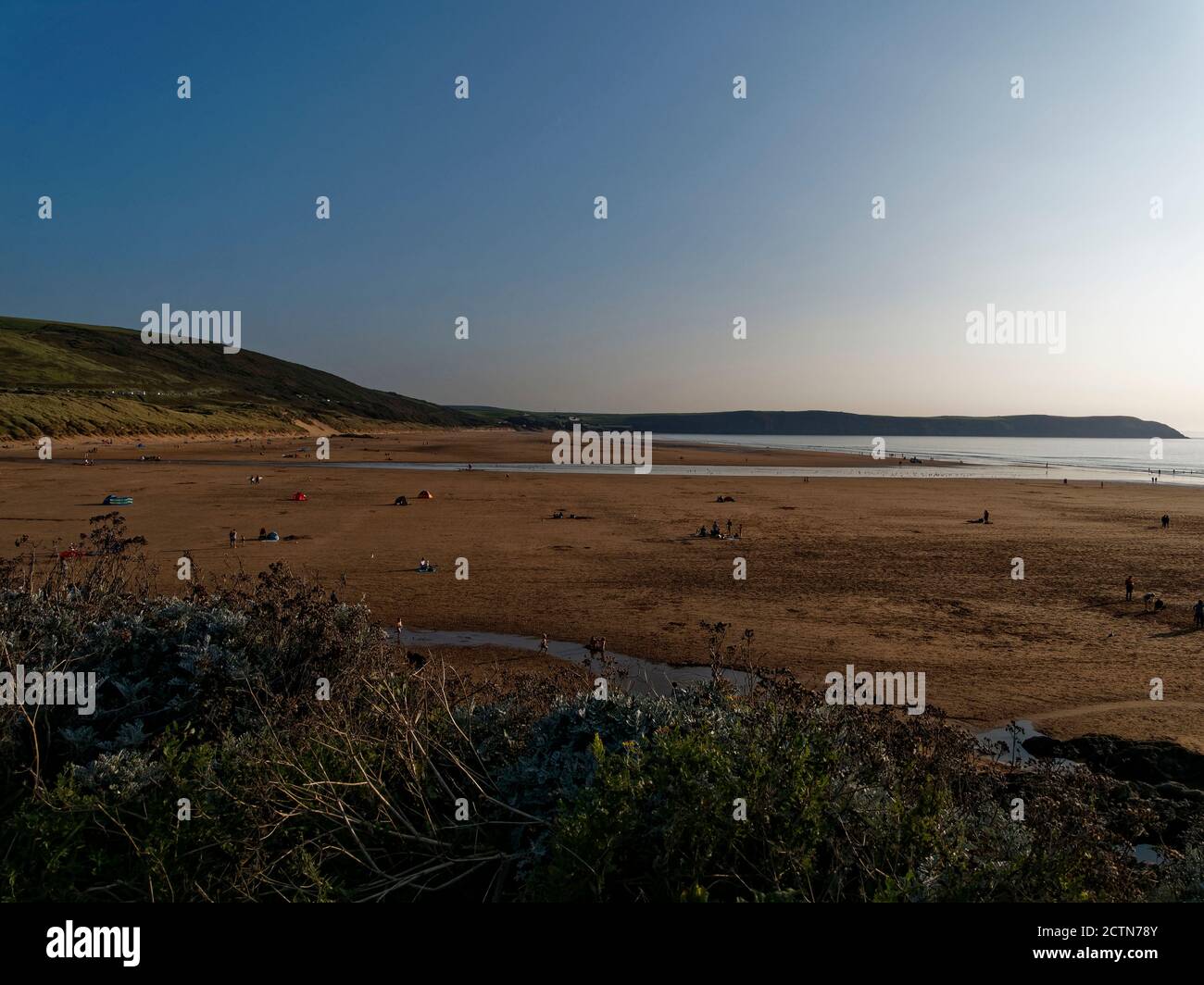 Woolacombe beach surf hi-res stock photography and images - Alamy
