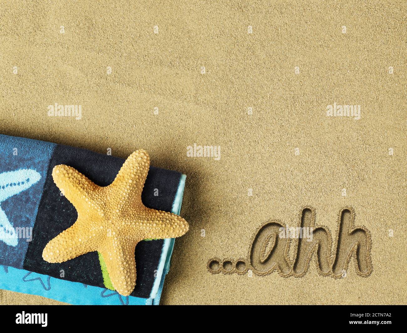 Vacation time on beach Stock Photo - Alamy