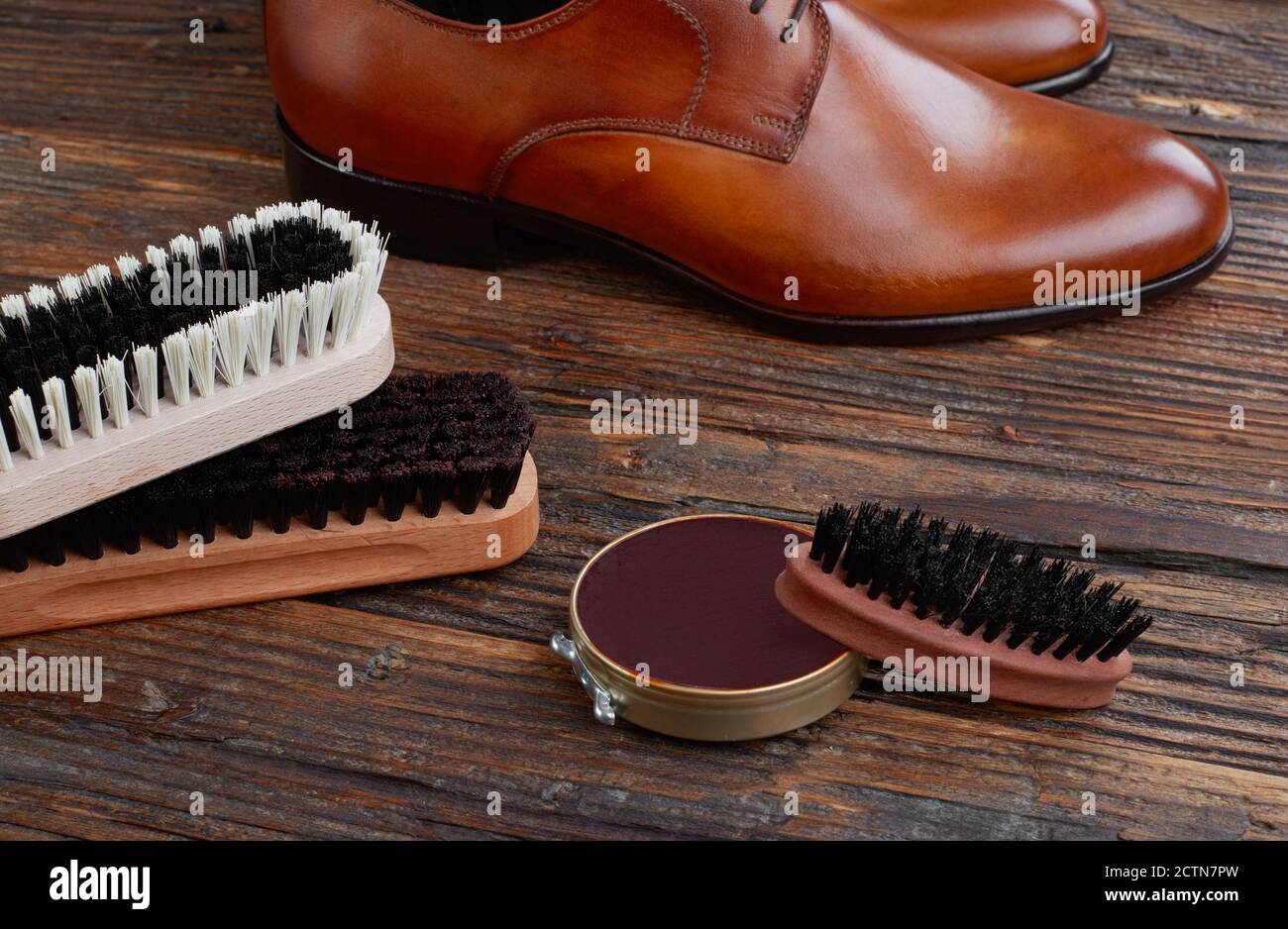 Leather care products hi-res stock photography and images - Alamy