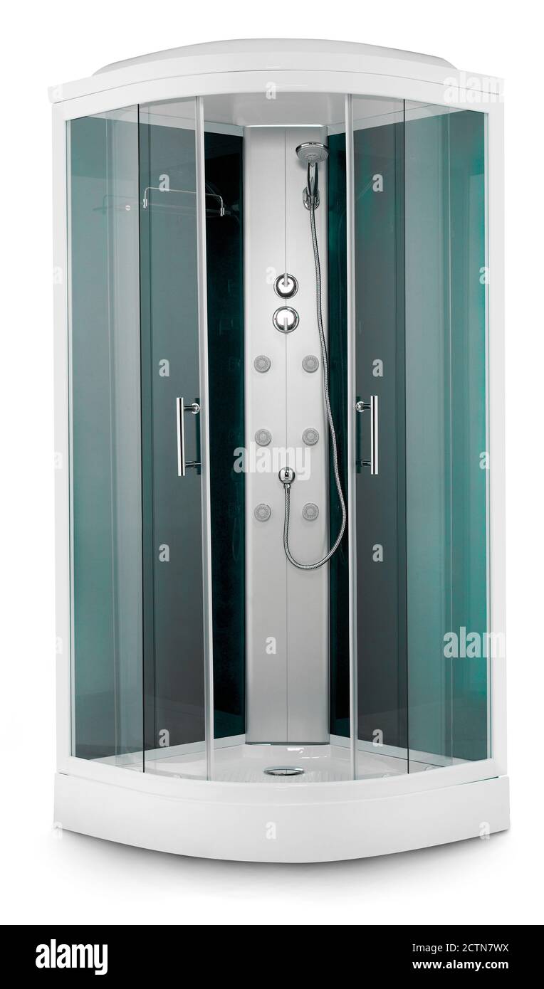 Shower cabin isolated Stock Photo - Alamy