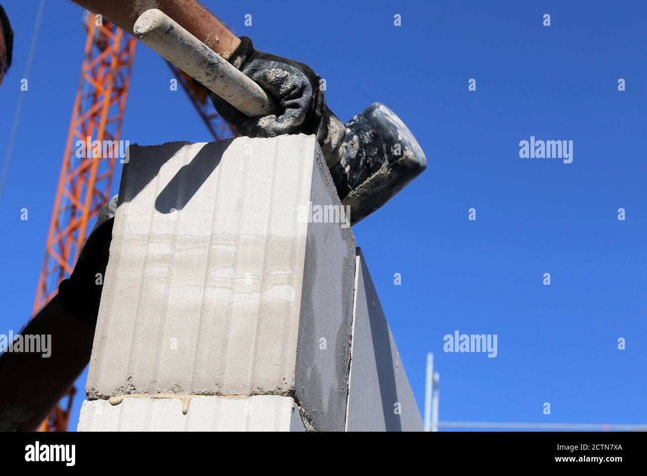 Bricklaying tools hi-res stock photography and images - Alamy