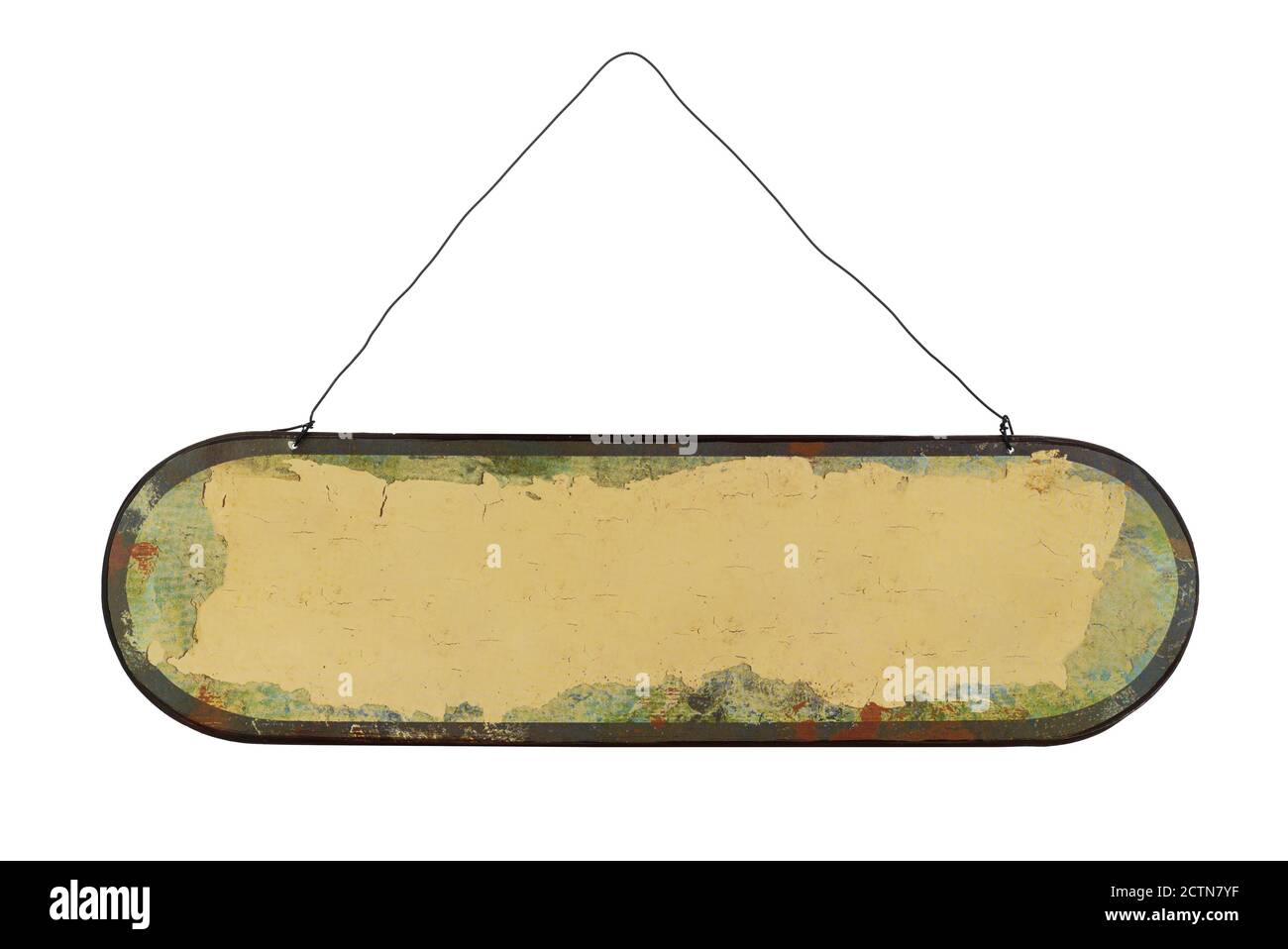 Vintage sign isolated on white Stock Photo - Alamy