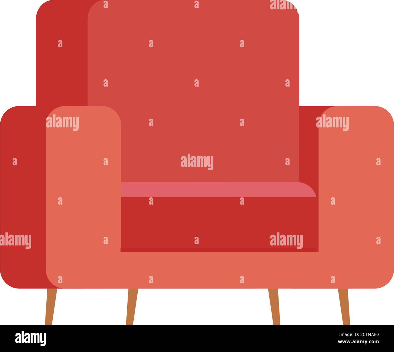 Isolated red chair vector design Stock Vector Image & Art - Alamy