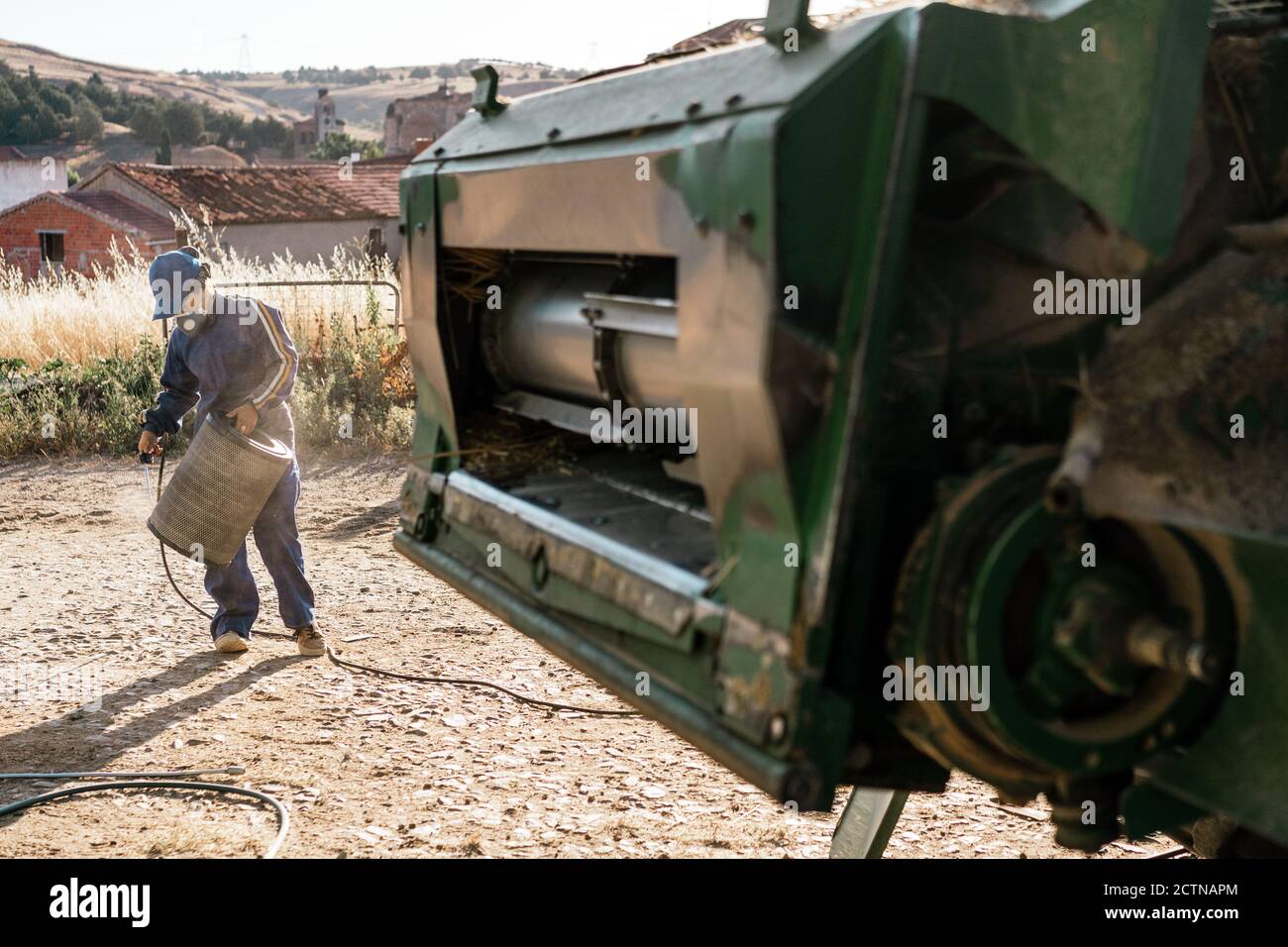 Agricultural Mechanism Detail Agricultural Tractor High Resolution ...