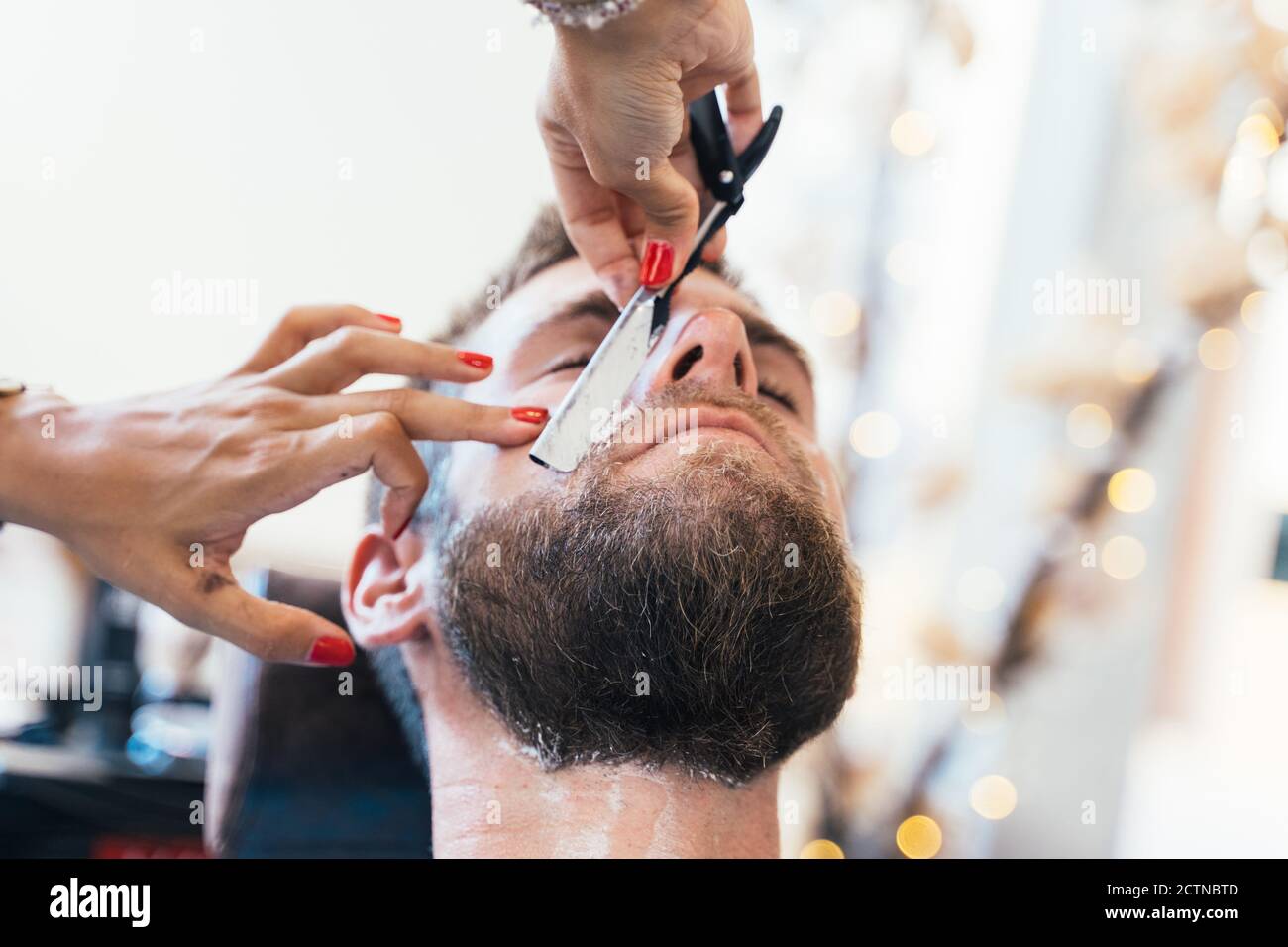 Shaving Skill High Resolution Stock Photography and Images - Alamy