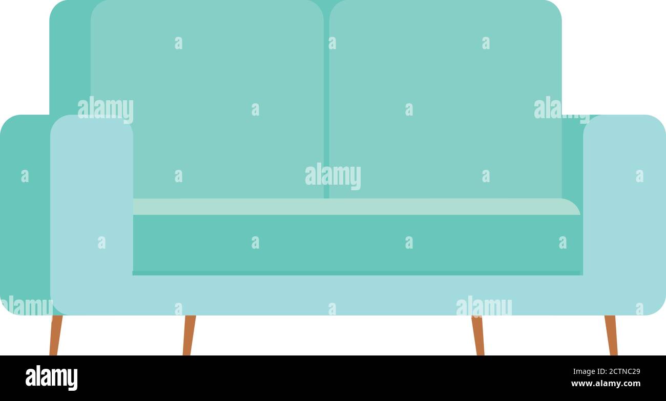 Isolated blue couch vector design Stock Vector Image & Art - Alamy