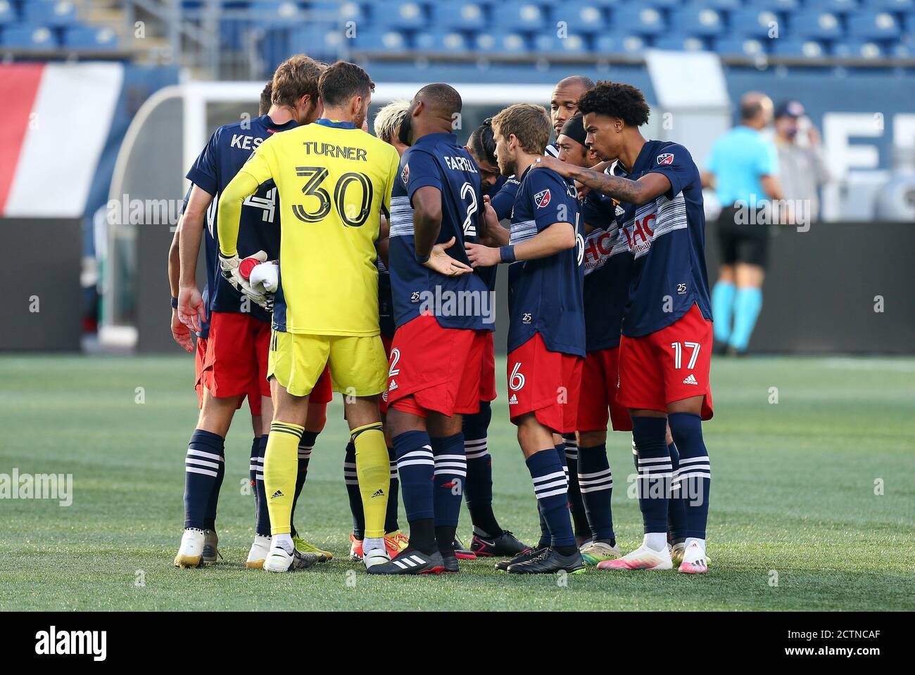 Gillette Stadium. 23rd Sep, 2020. MA, USA; New England Revolution ...