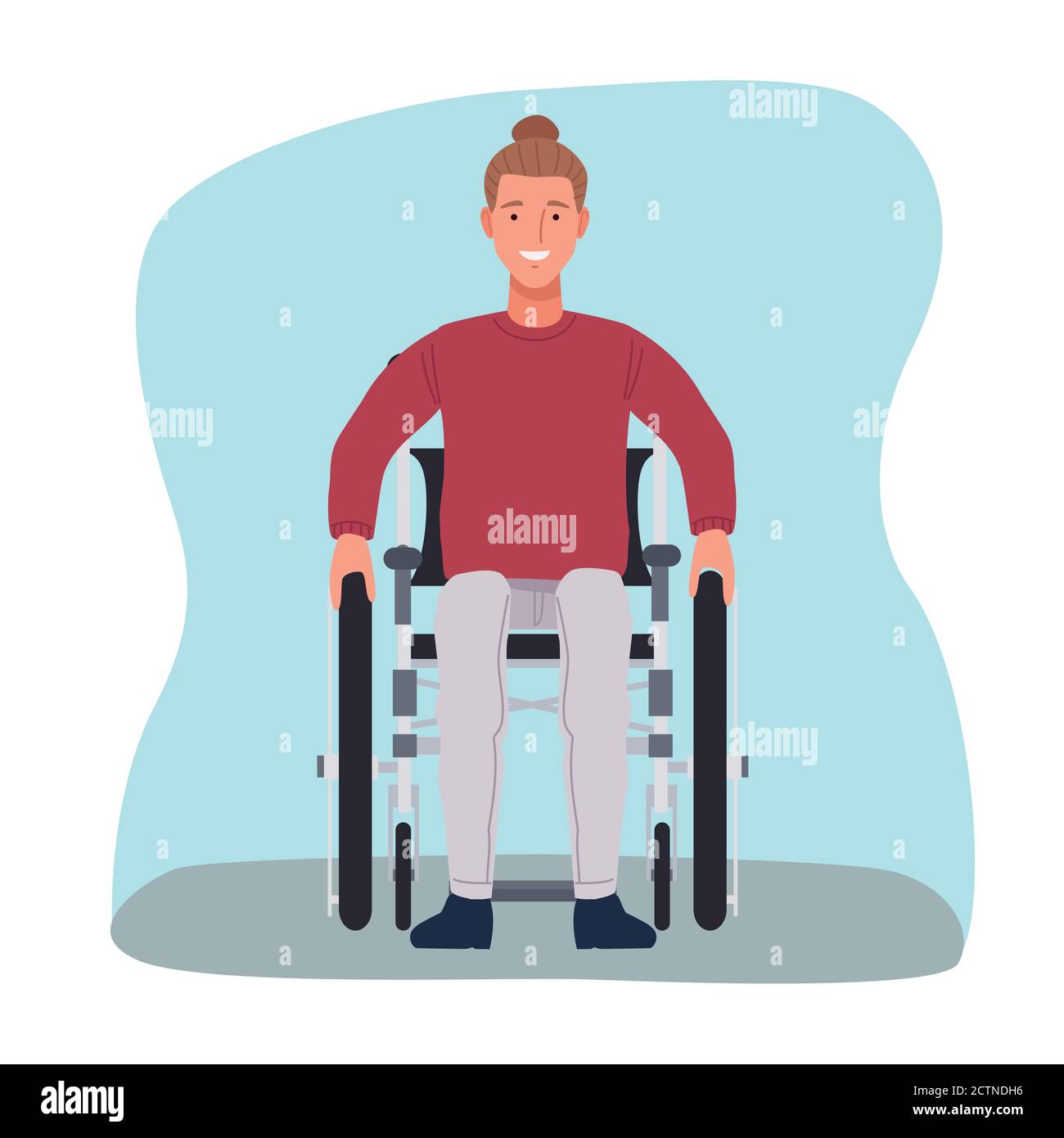Handicap character Stock Vector Images - Alamy