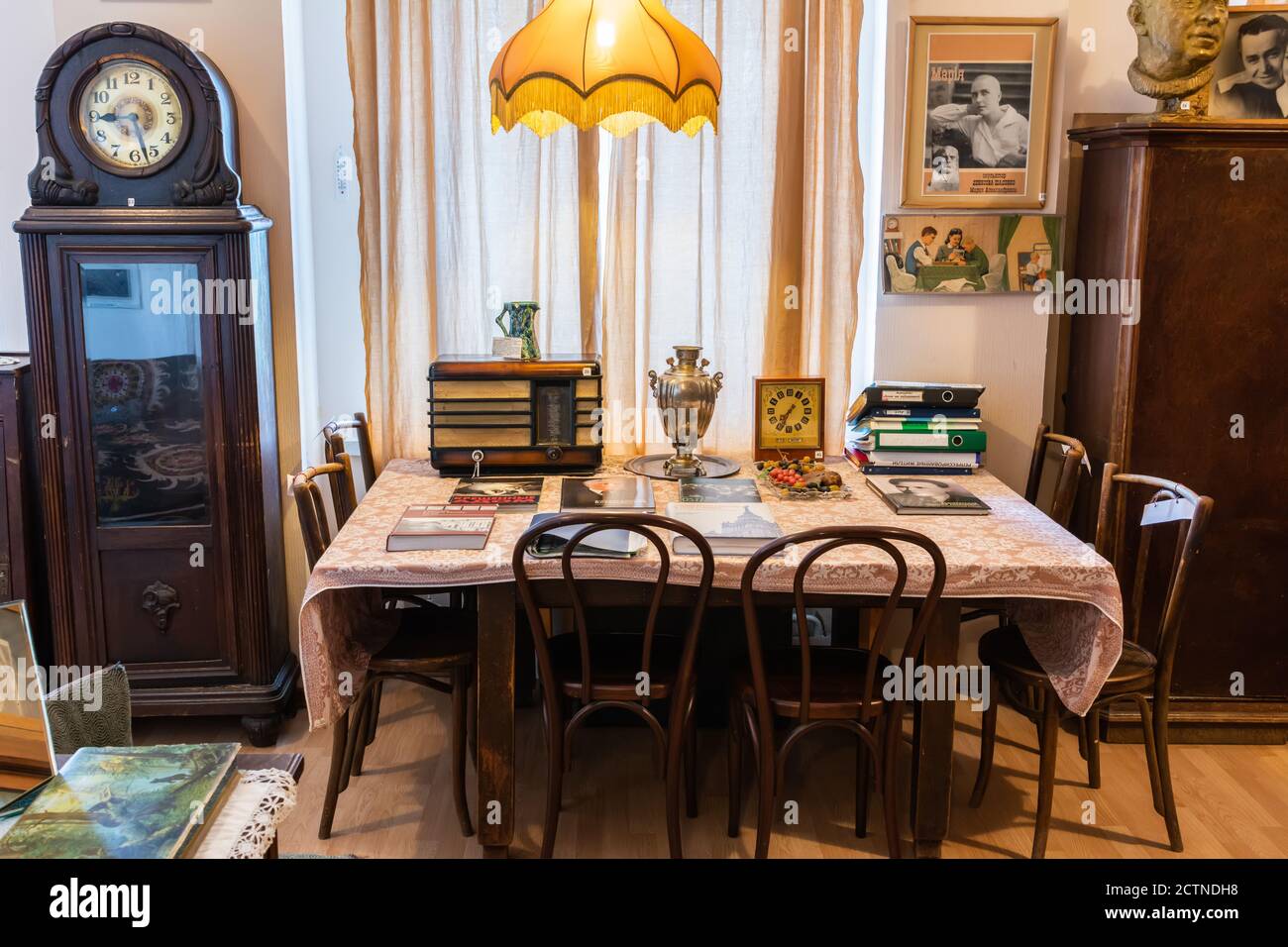 Moscow, Russia – June 20, 2017. Interior view of House on the ...