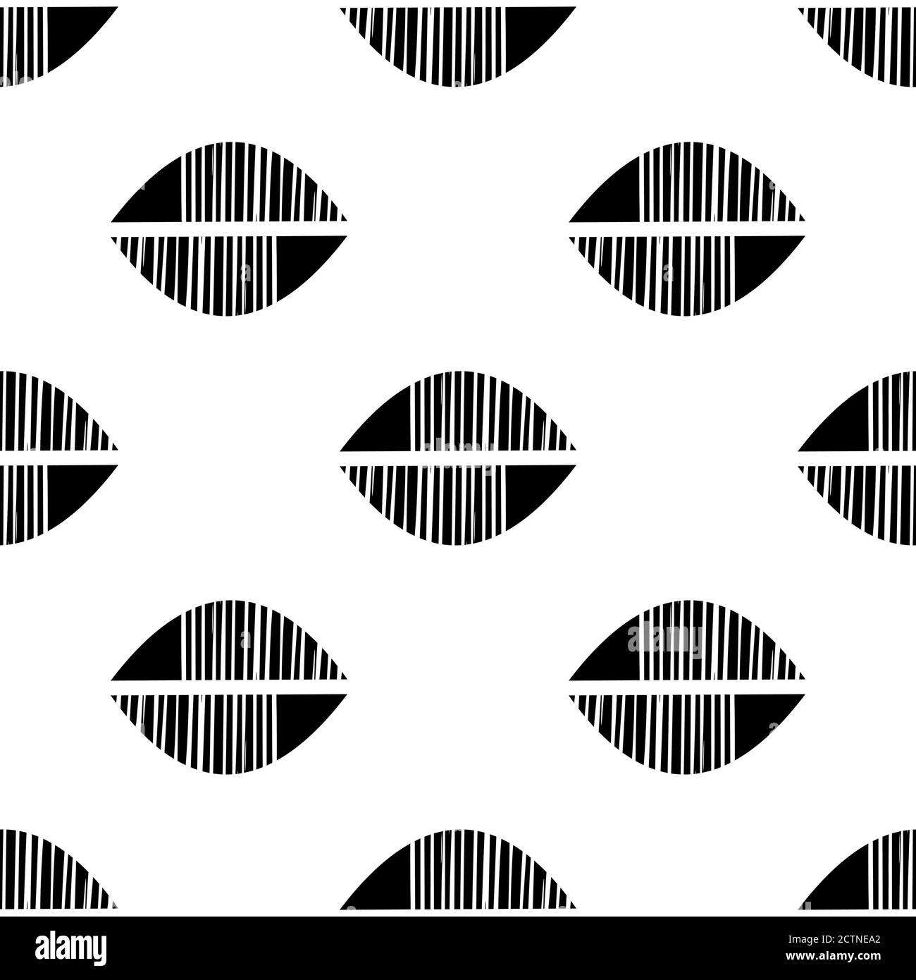 Lino print leaves black and white Cut Out Stock Images & Pictures - Alamy