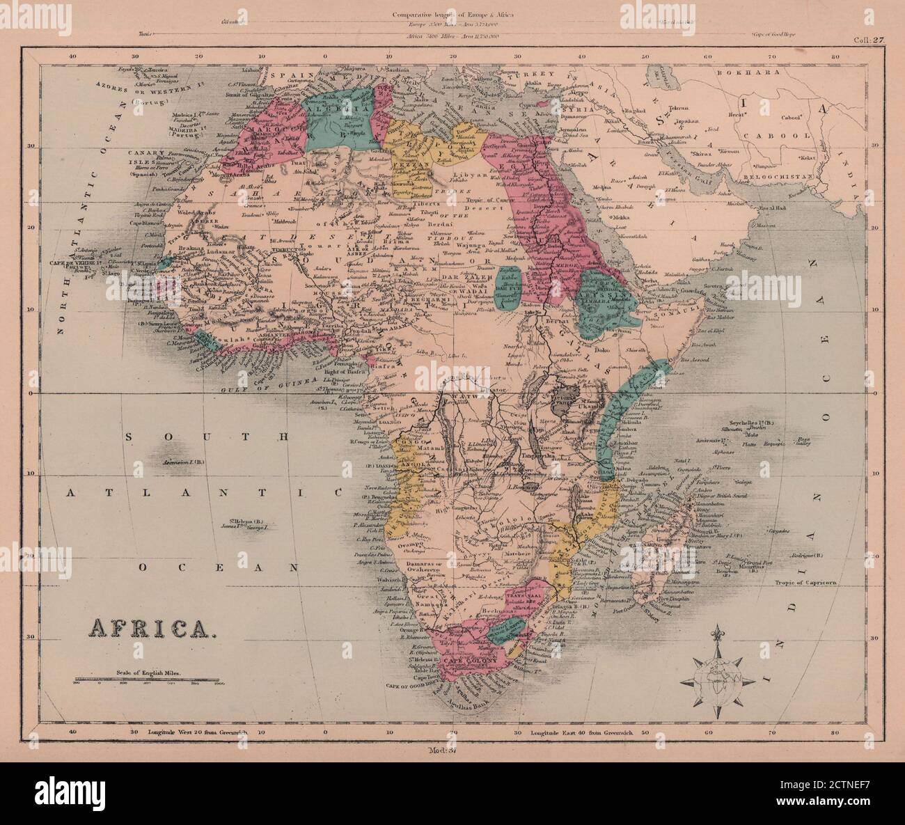 Colonial Africa Map