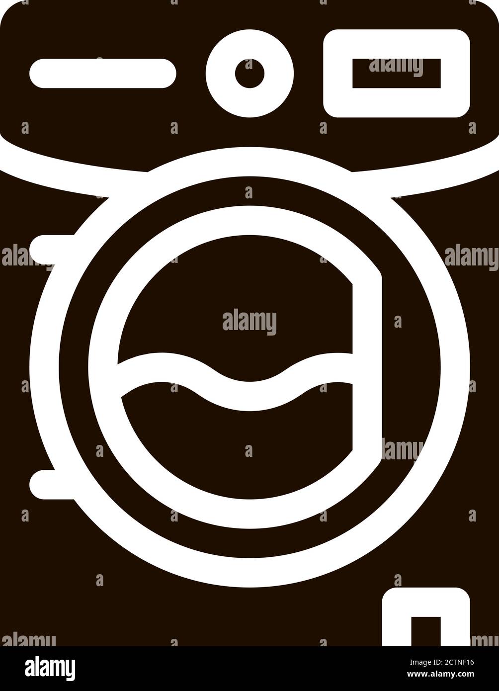 Laundry Service Machine Vector Icon Stock Vector Image & Art - Alamy