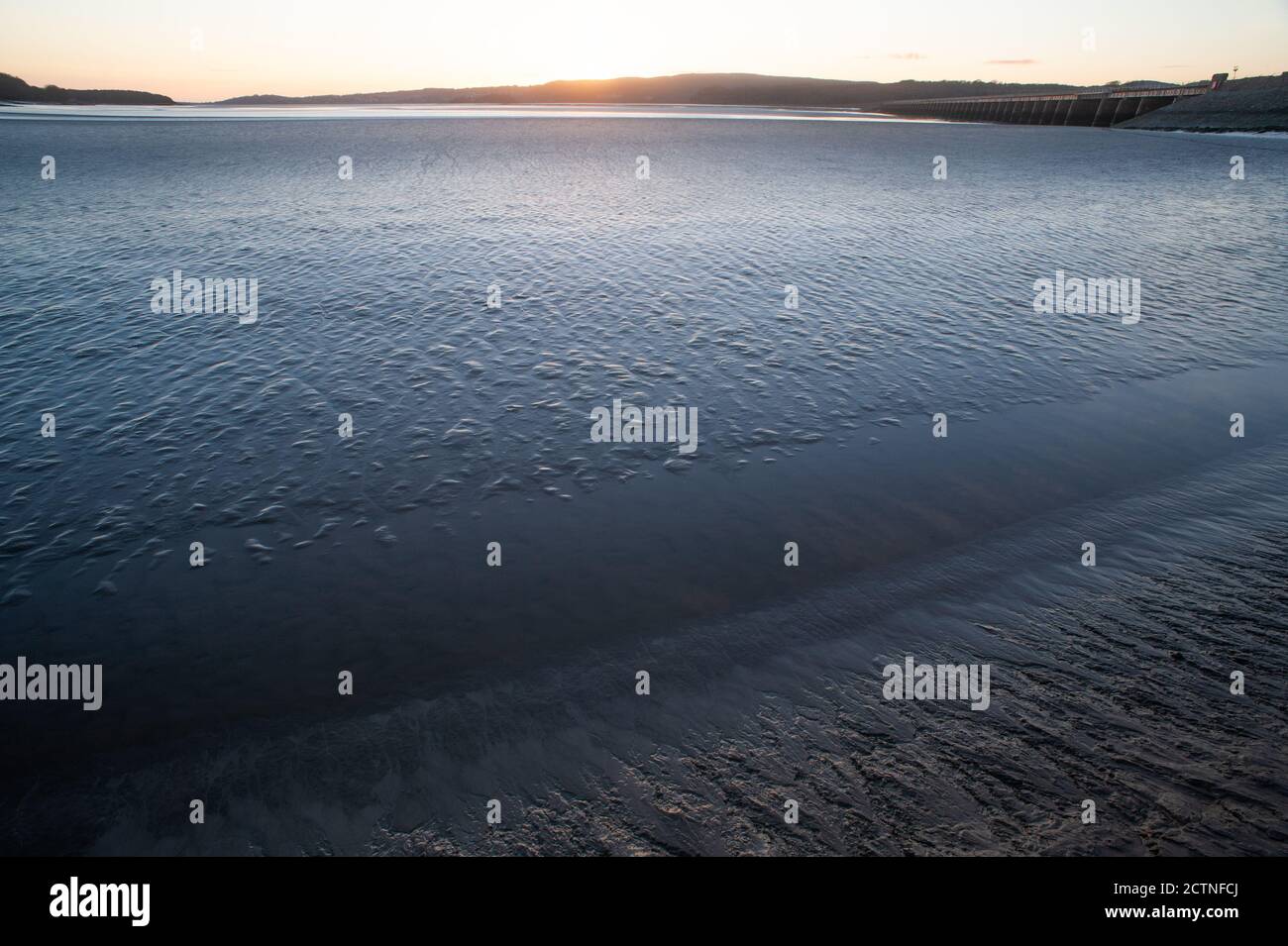 Mudflats at sunset, Morecambe Bay, North west England Stock Photo - Alamy