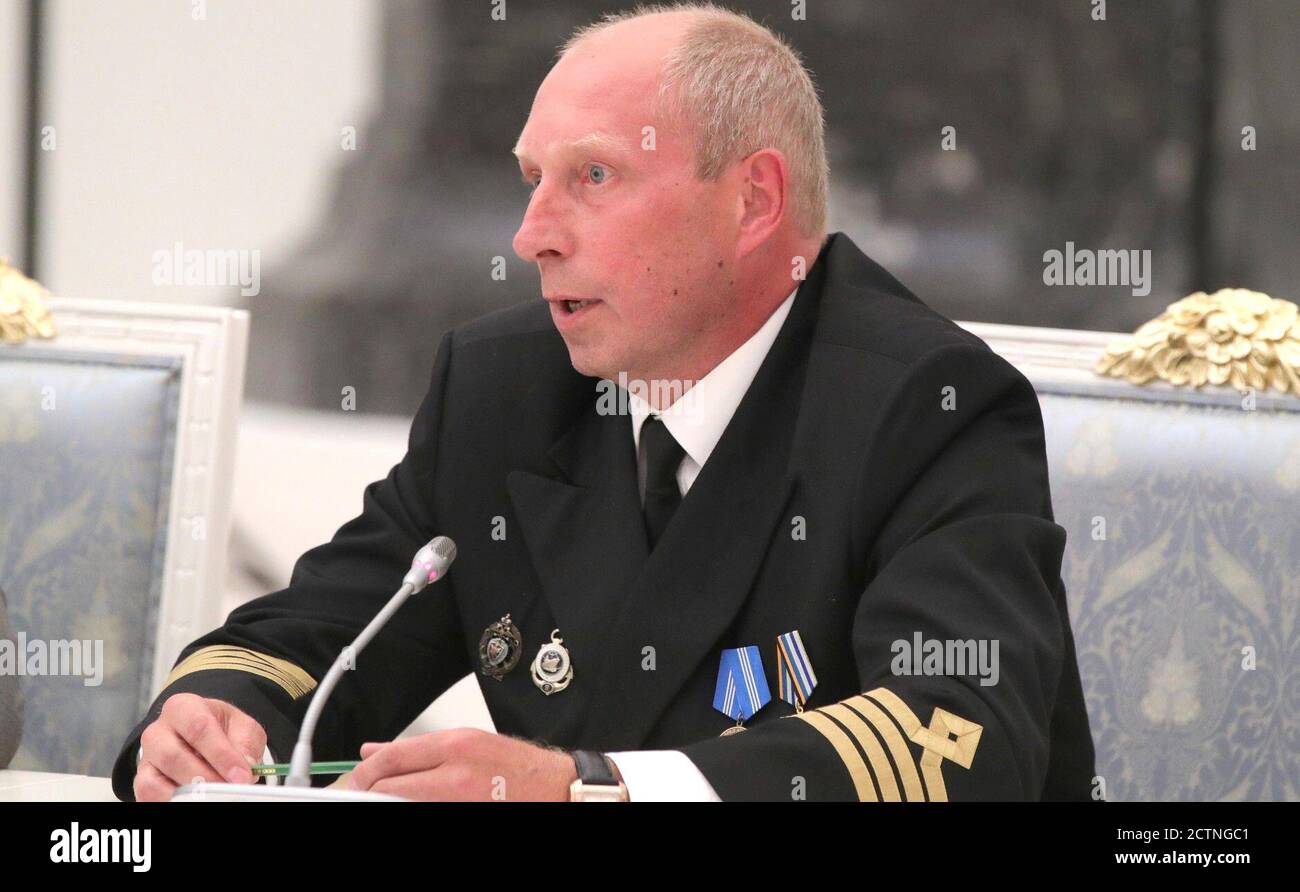 September 23, 2020. - Russia, Moscow. - Aleksander Skryabin, captain of ...