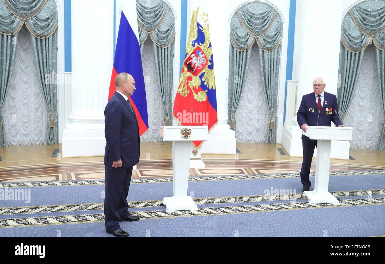 September 23, 2020. - Russia, Moscow. - Russian President Vladimir ...