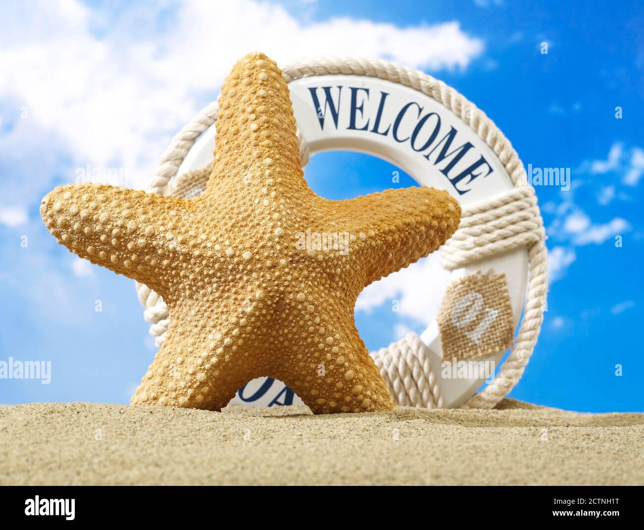 Welcome to the beach Stock Photo - Alamy
