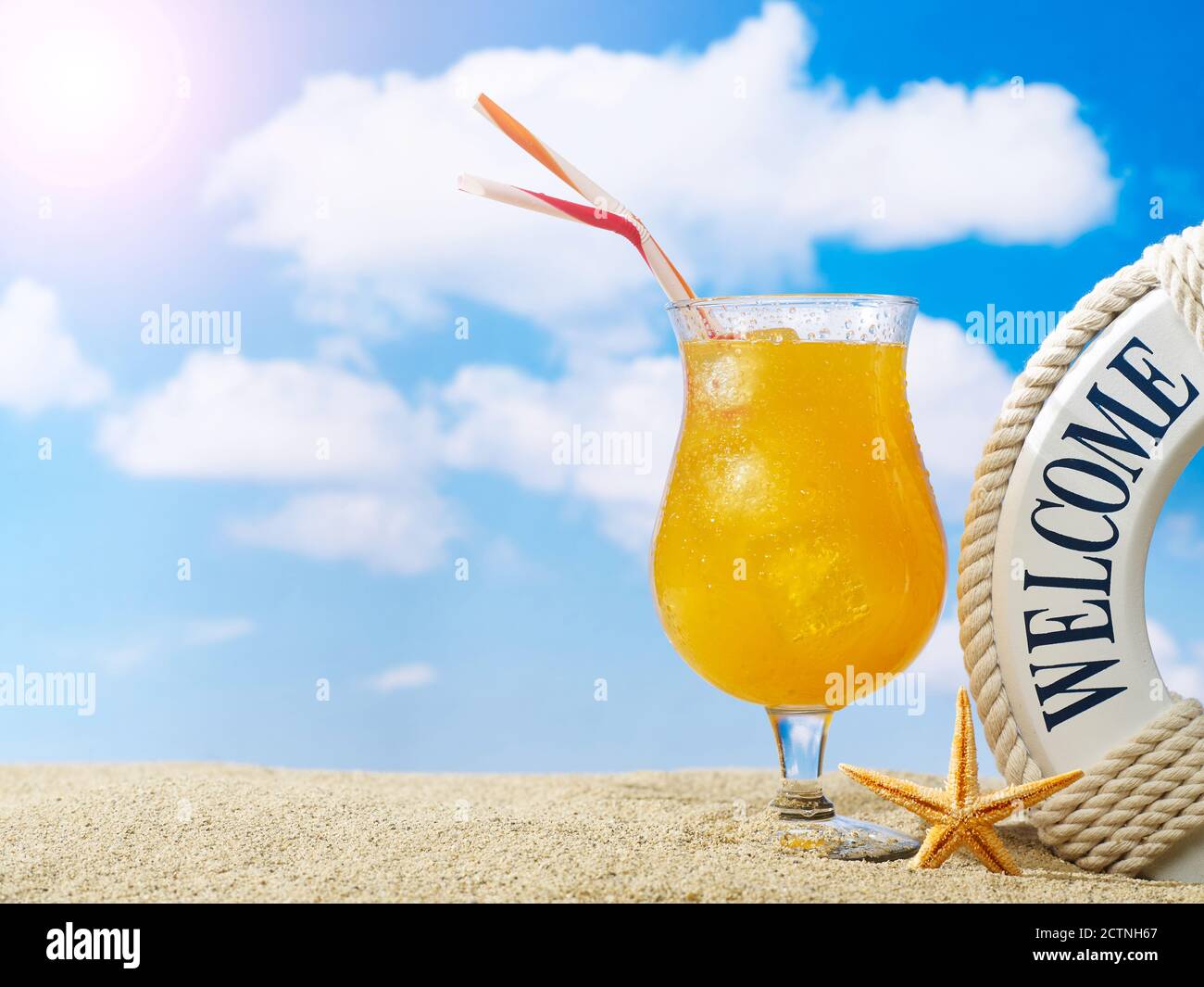 Welcome to the beach Stock Photo - Alamy