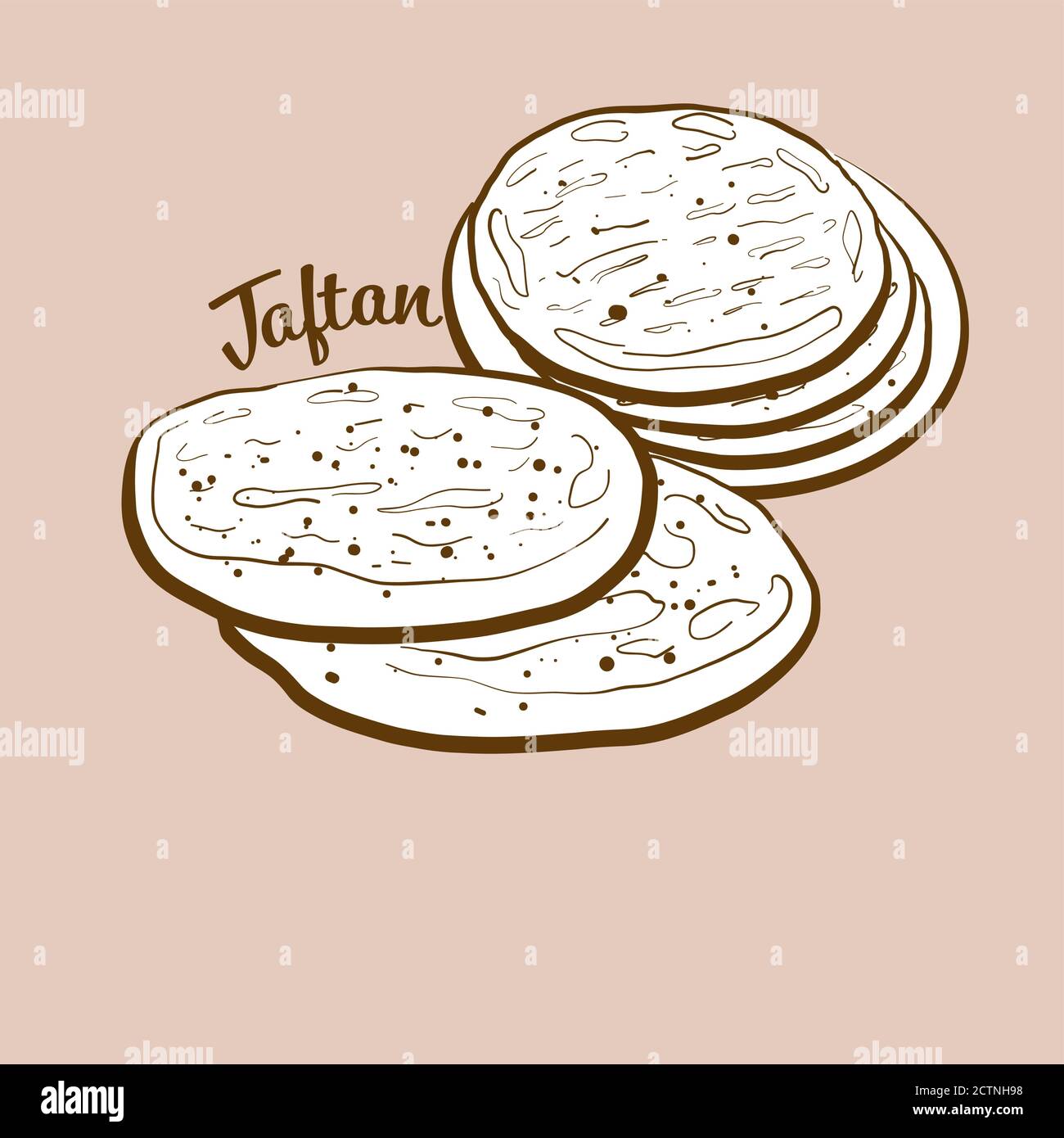 Sangak bread Stock Vector Images - Alamy