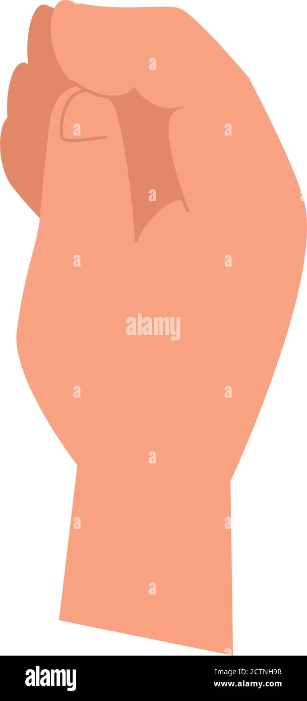 fist hand up power sign vector design Stock Vector Image & Art - Alamy