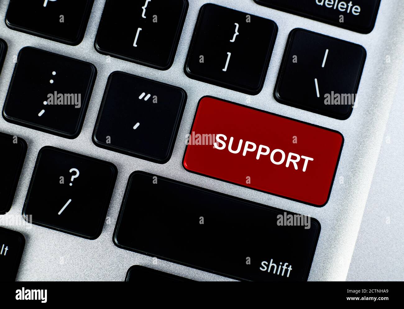 Button close-up on keyboard Stock Photo - Alamy