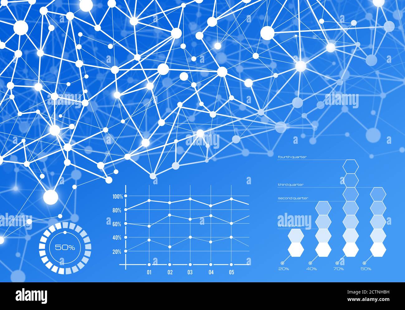 Network Connection Nodes Stock Photo - Alamy